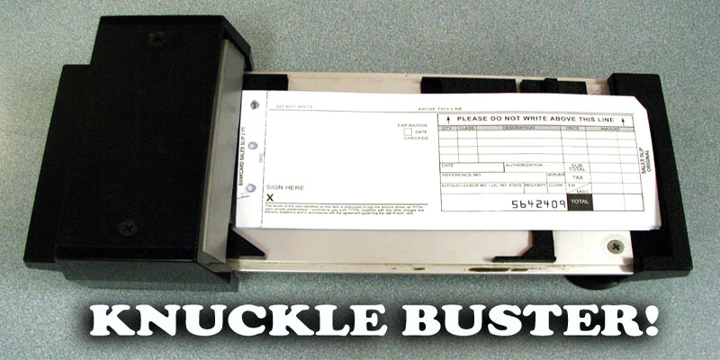 Credit Card Imprinters - The Ole Knuckle Buster - American Memory Lane