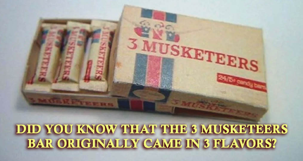 3 Musketeers Bar - A Brief History - American Memory Lane
